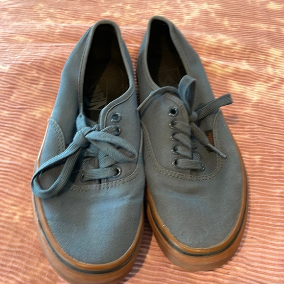 Vans | Shoes | Blue Gray Vans | Poshmark